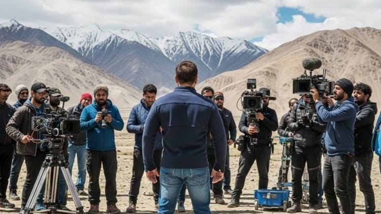 Battle Of Galwan Shooting Begins Salman Khan In Ladakh Bts Pic Goes Viral - Amar Ujala Hindi ...