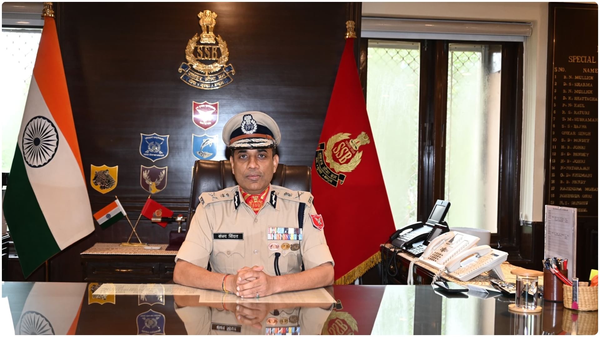 Ssb: Sanjay Singhal, A 1993 Batch Ips Officer Of Up Cadre, Took Over As Dg Of Sashastra Seema ...