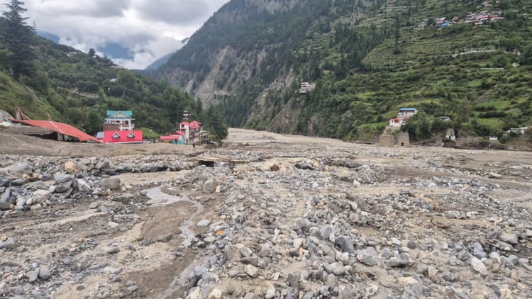 Dharali Disaster Villagers Are Digging Out Houses Buried Under The ...