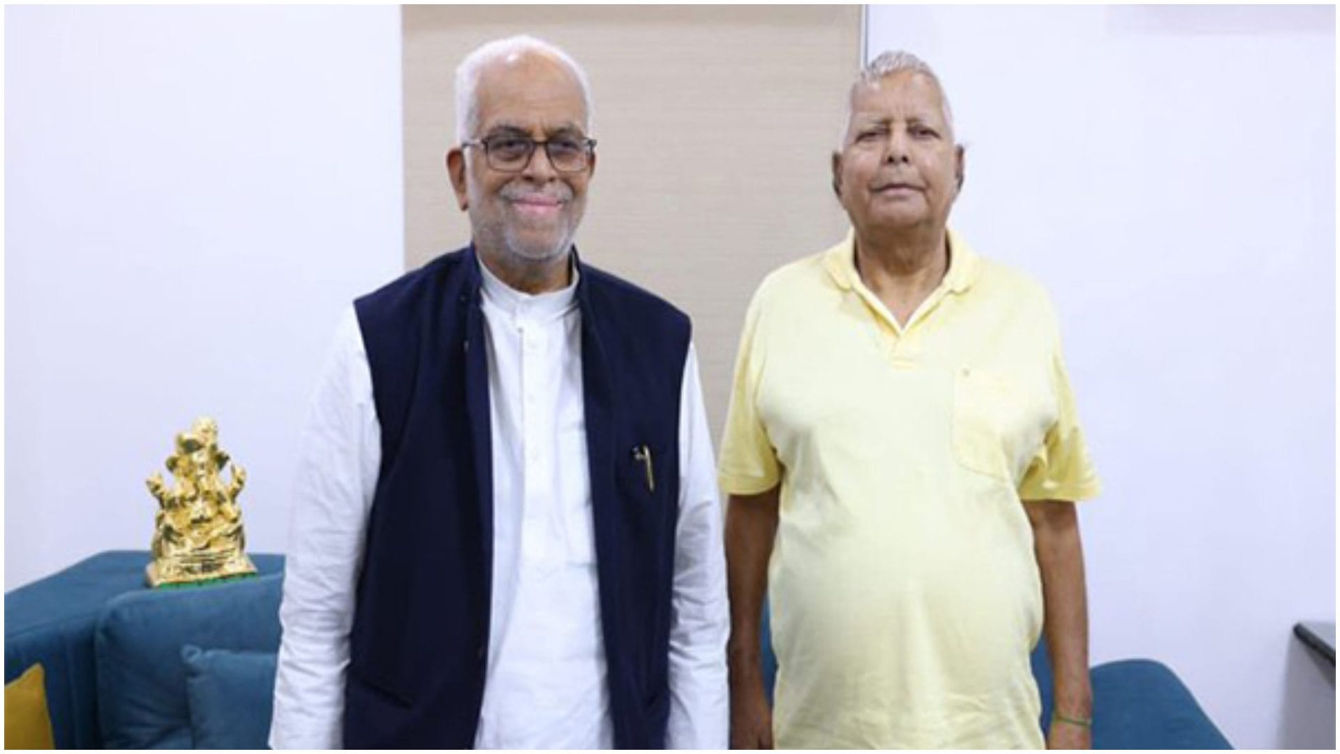 Vp Polls:लालू से सुदर्शन रेड्डी की मुलाकात पर भड़की भाजपा; बोले- जो संसद सदस्य नहीं और जिनका वोट ...