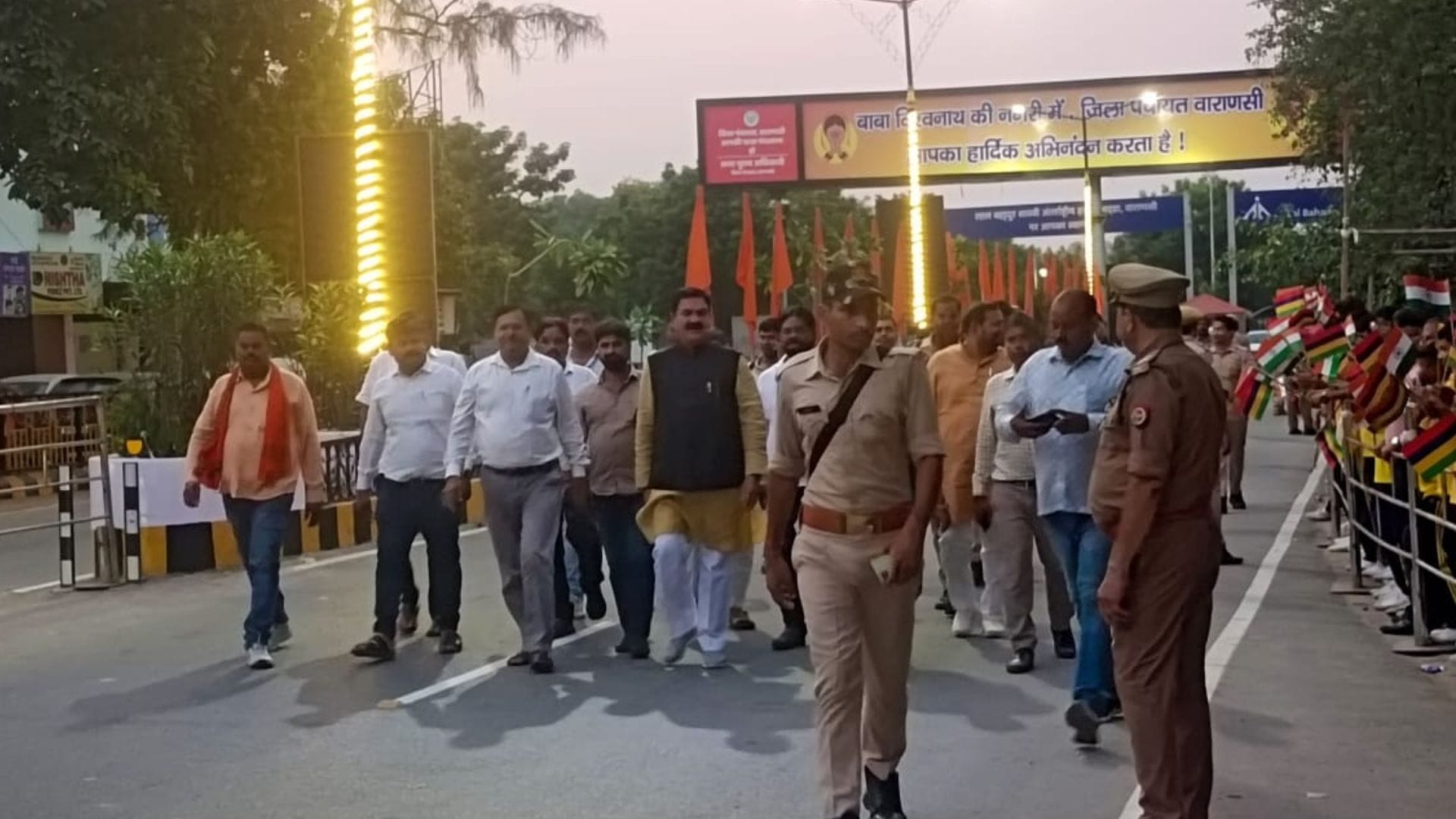 Mauritius Pm Navinchandra Ramgoolam Grand Welcome On Varanasi Visit ...