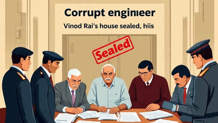 Eou Corrupt Engineer Vinod Rai's House Sealed, His Wife And Family ...