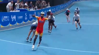 India Skating Gold:आनंदकुमार वेलकुमार ने रचा इतिहास, स्पीड स्केटिंग ...