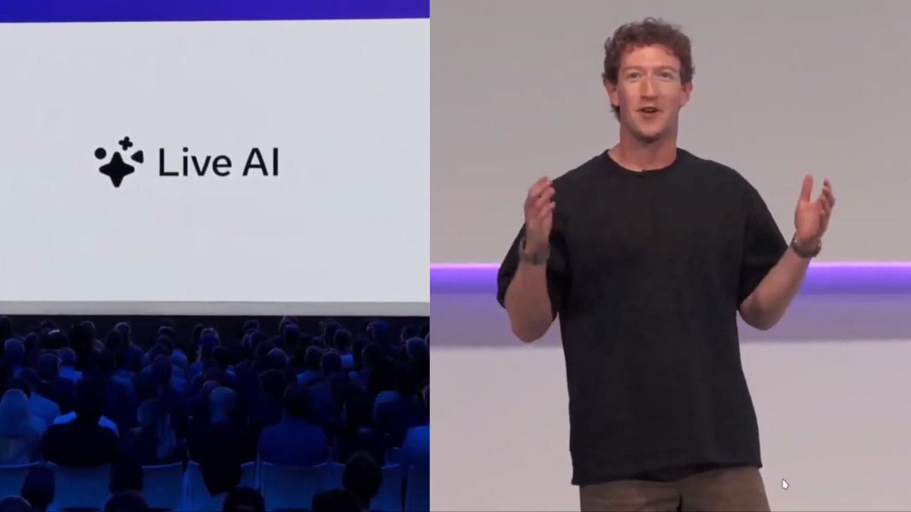 Meta Ai Glasses:लाइव इवेंट में फेल हुआ मेटा का डेमो Ai ग्लास, जुकरबर्ग ...