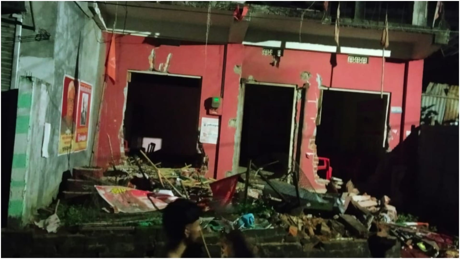 Tripura: Cpi(m) Office Vandalized With Bulldozer, Party Blames Bjp ...
