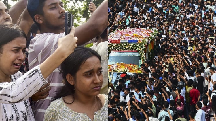 Zubeen Garg:जुबीन गर्ग के पार्थिव शरीर से लिपट कर रोईं पत्नी गरिमा ...