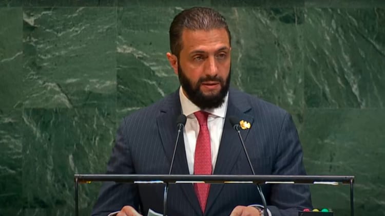 For First Time In Nearly Six Decades Syrian President Ahmed Al-sharaa ...