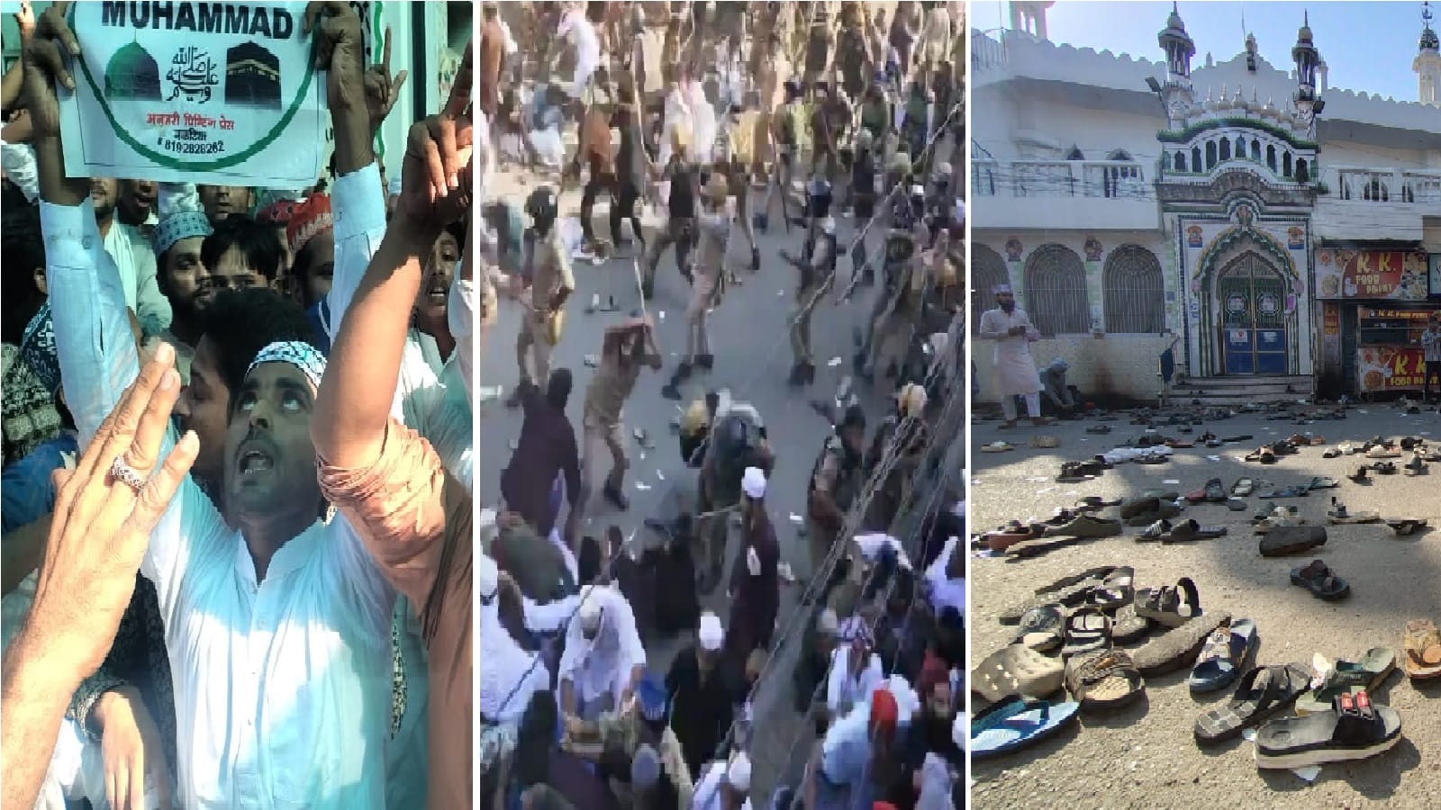 Bareilly Violence Live:नमाज के बाद बैनर लेकर सड़क पर उतरी भीड़, पुलिस का लाठीचार्ज; मौलाना तौकीर ...