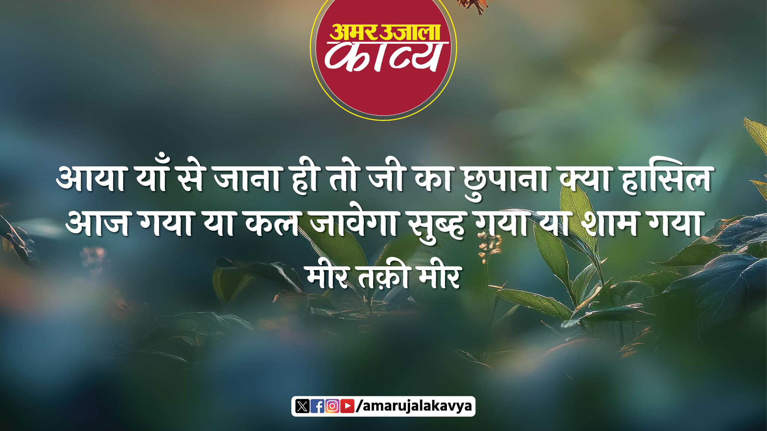 Mir Taqi Mir Famous Ghazal Ishq Humare Khayal Padha Hai Khwab Gayi ...