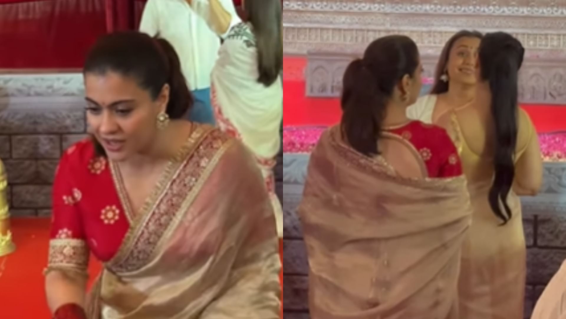 Kajol Rani Mukherji Spotted At Durga Pandal Navratri Video Goes Viral - Amar Ujala Hindi News ...