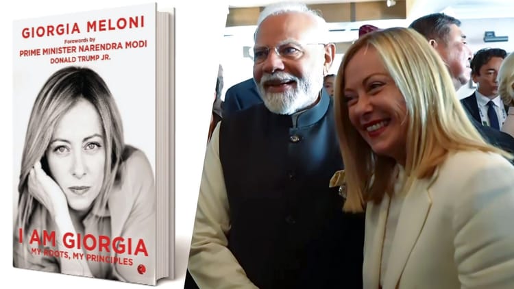 I Am Georgia My Roots My Principles Italian Pm Meloni Mann Ki Baat Pm Modi Written Forward Trump ...
