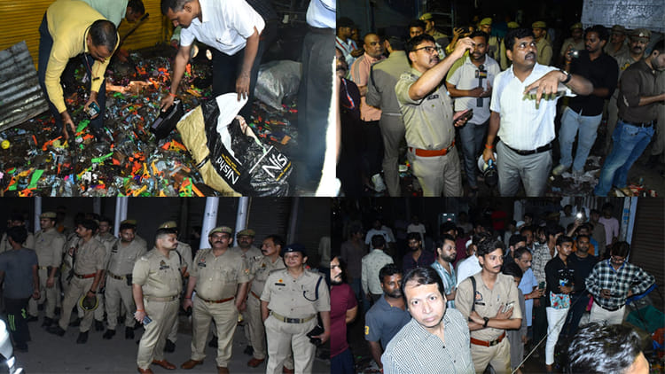 Blast In Kanpur:बिसातखाना बाजार में स्कूटी में धमाके, आठ घायल, चार की हालत गंभीर - Up: Massive ...