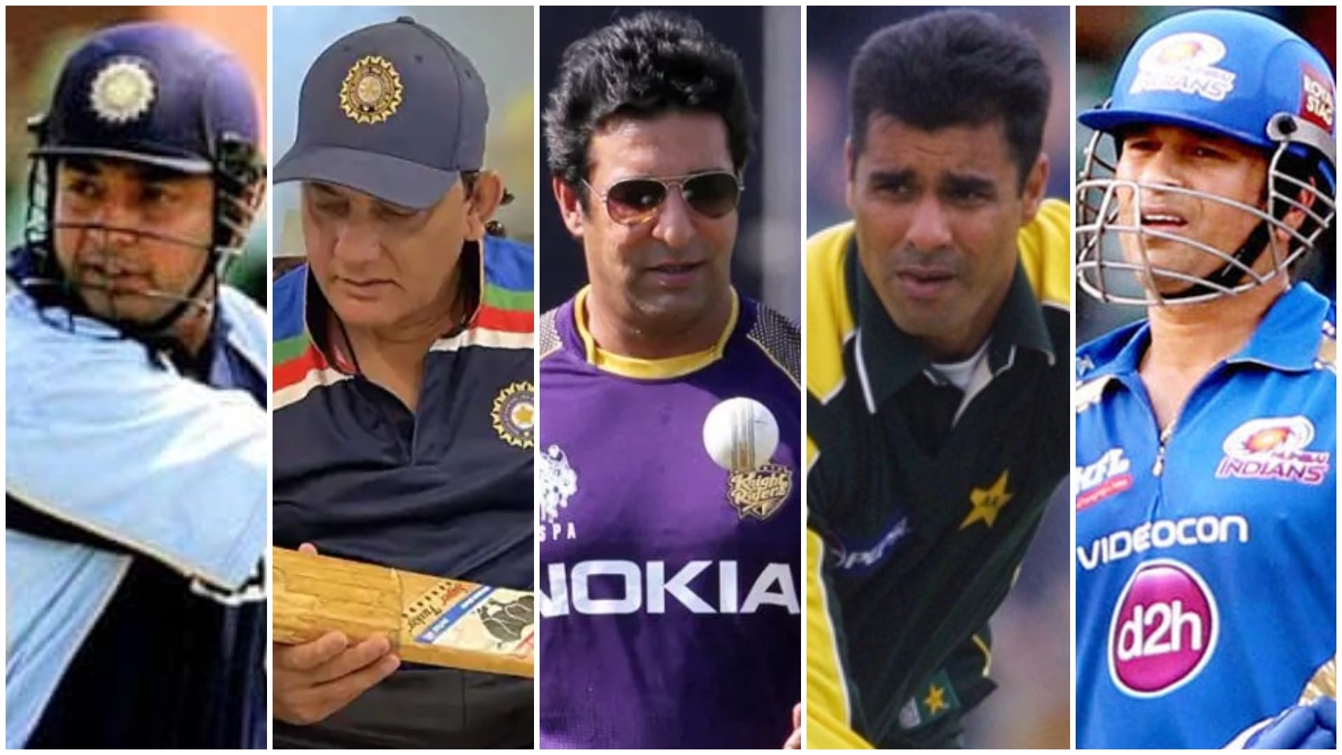 India Pakistan:कभी साथ खेले थे भारत-pak के खिलाड़ी, अकरम की बॉल पर सचिन ...