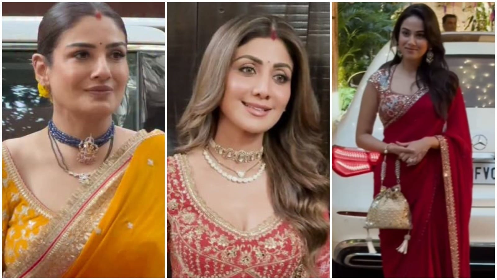 Karwa Chauth 2025 Shilpa Shetty Raveena Pawan Singh Sajid Khan Trisha ...