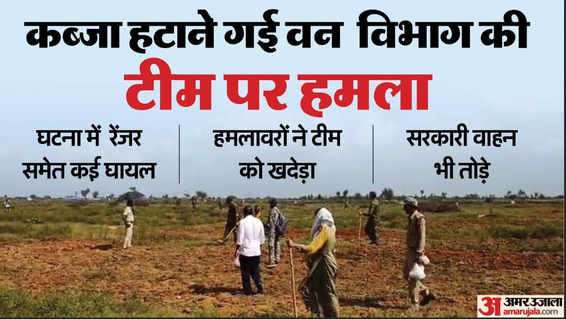 दौड़ा-दौड़ा कर पीटे गए वनकर्मी:एमपी के इस जिले में कब्जाधारियों का आतंक ...