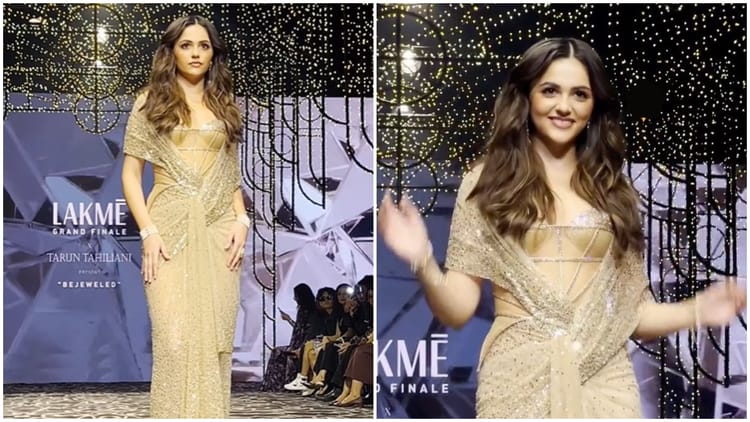 अनीत पड्डा ने पहली बार फैशन वीक में किया रैंप वॉक, ग्रैंड फिनाले की ...