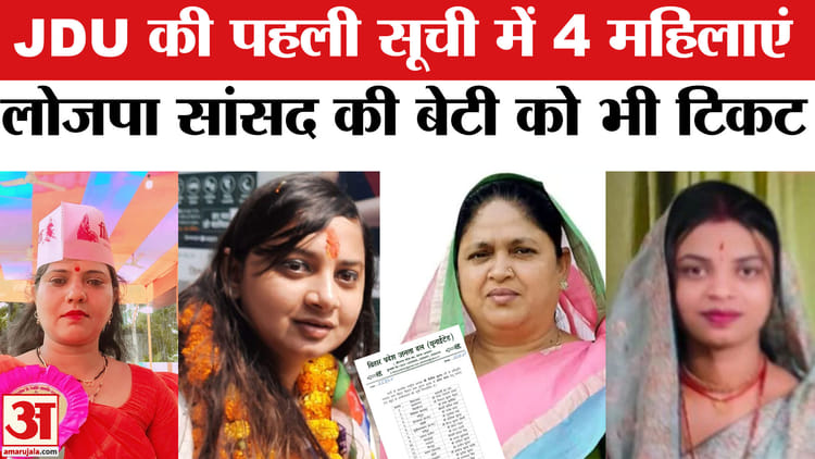 Jdu Candidates List:jdu की पहली सूची में 4 महिलाएं शामिल, लोजपा सांसद ...