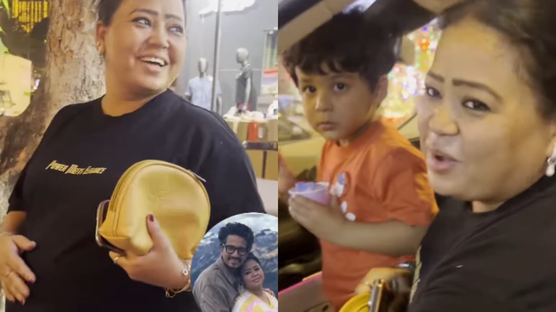 भारती सिंह ने फ्लॉन्ट किया बेबी बंप, पैपराजी संग हंसी-मजाक का वीडियो वायरल - Bharti Singh ...