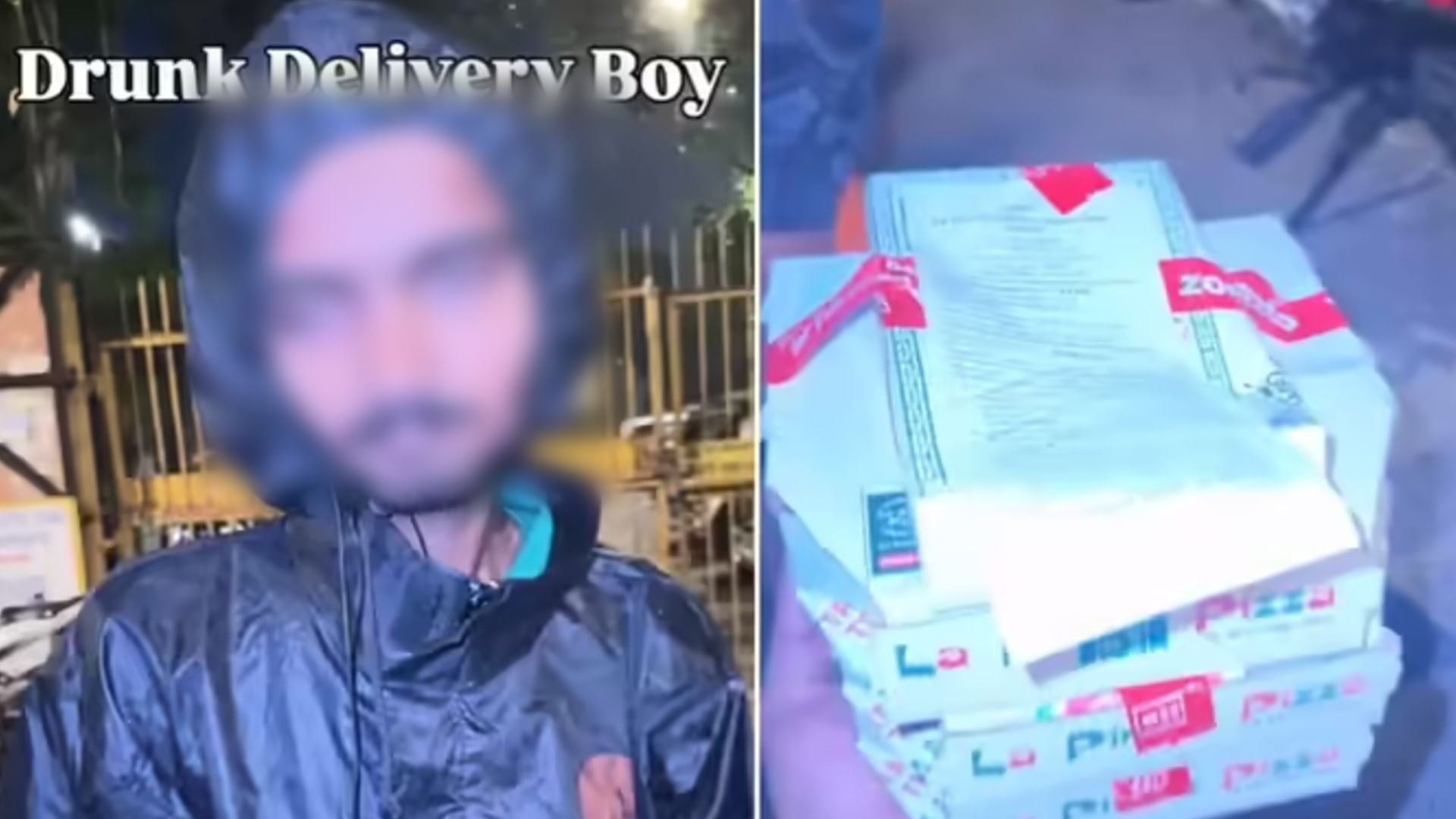 Kalesh Between Drunk Delivery Boy And Customer For Late Order Arrival Video Goes Viral - Amar ...