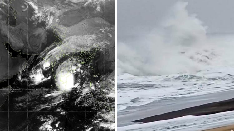 Cyclone Montha Live:उत्तर-पश्चिम की ओर बढ़ने लगा 'मोंथा', फिलहाल ...