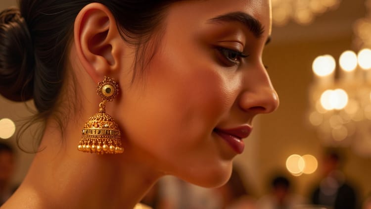 Latest Jhumki Design:शादी से लेकर पूजा-पाठ तक में खूब जचेंगी ऐसी झुमकी ...