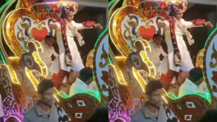 Viral Video:बारात में दूल्हे का बेकाबू ‘छपरी डांस’, लोग बोले– जल्दी ...