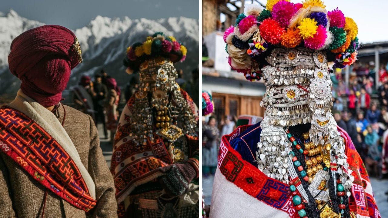 हिमाचल प्रदेश:किन्नौर के राउलाने फेस्टिवल की तस्वीरें वायरल, मार्च और ...