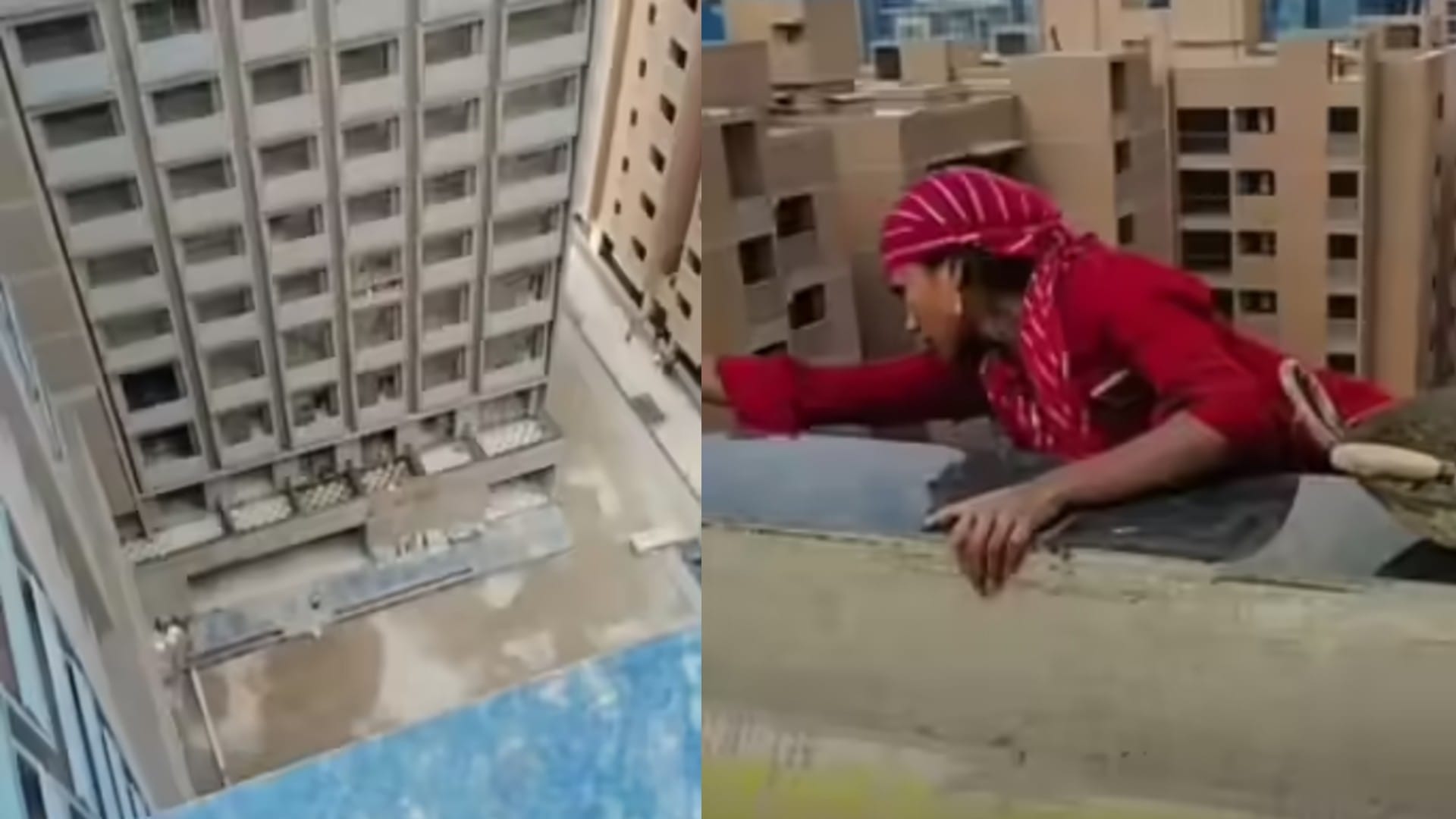 Viral Video:मौत की मुंडेर पर काम कर रही मां और वीडियो बना रहा है मासूम ...