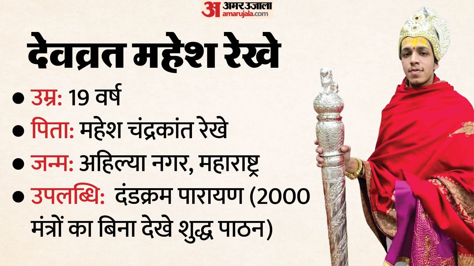 कौन हैं देवव्रत महेश रेखे:19 साल का वो तपस्वी, जिसने 200 साल बाद काशी में दोहराया इतिहास, पीएम ...