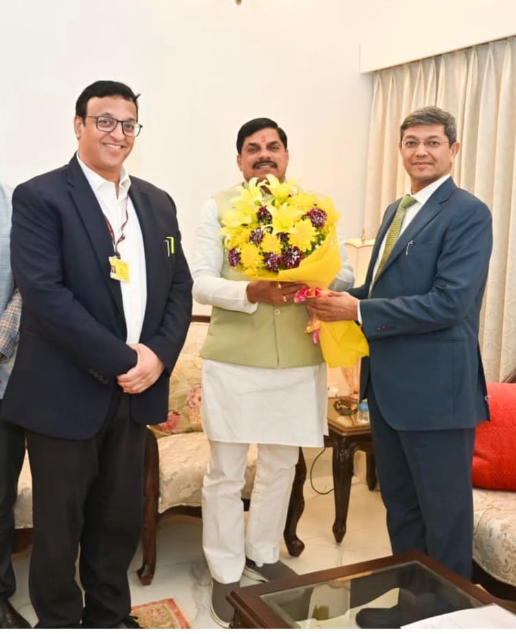 Mp News:ntpc चेयरमैन ने सीएम से की मुलाकात, गाडरवाड़ा में 660 Mw की दूसरी इकाई के भूमिपूजन की ...