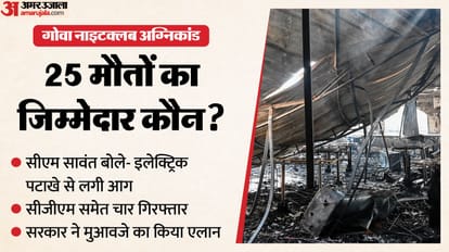 Goa Nightclub Fire:पुलिस ने क्लब के Cgm समेत चार लोगों को गिरफ्तार किया ...