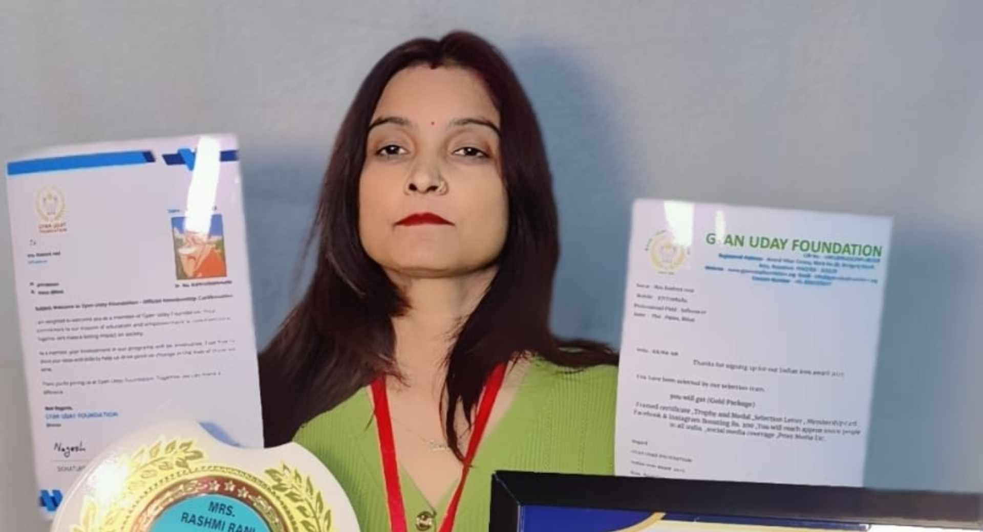 Bihar:सीतामढ़ी की रश्मि रानी को 'इंडियन आइकॉन अवार्ड', सामाजिक कार्य और ...