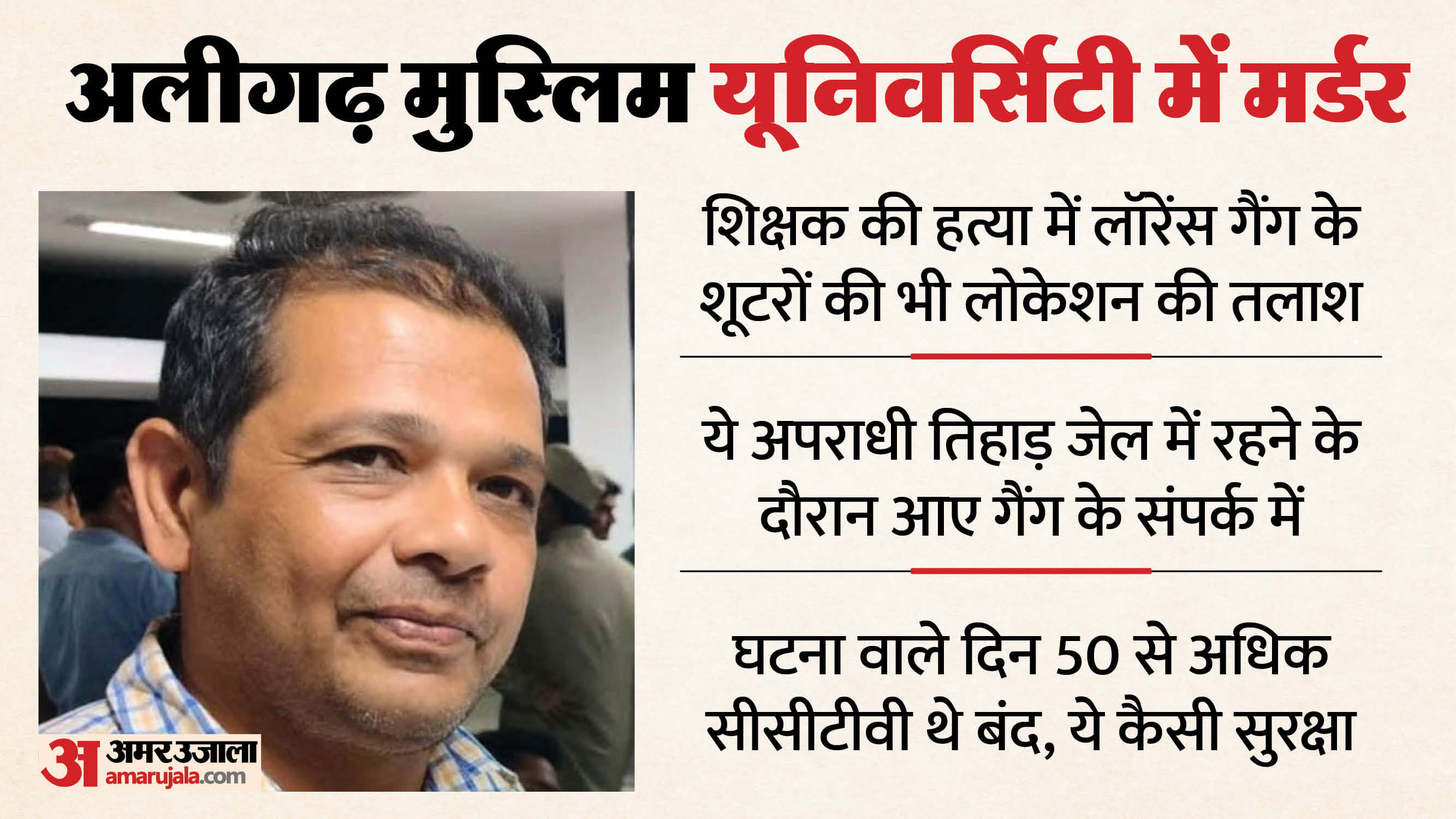 Amu Murder:लॉरेंस गैंग का कनेक्शन...घटना में पेशेवर अपराधी, यहां दिखे ...