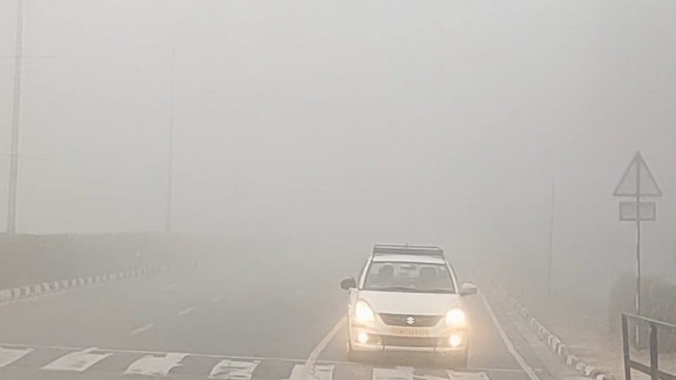 Meerut Weather Today:घने कोहरे से जनजीवन बेहाल, सड़क और रेल यातायात ...