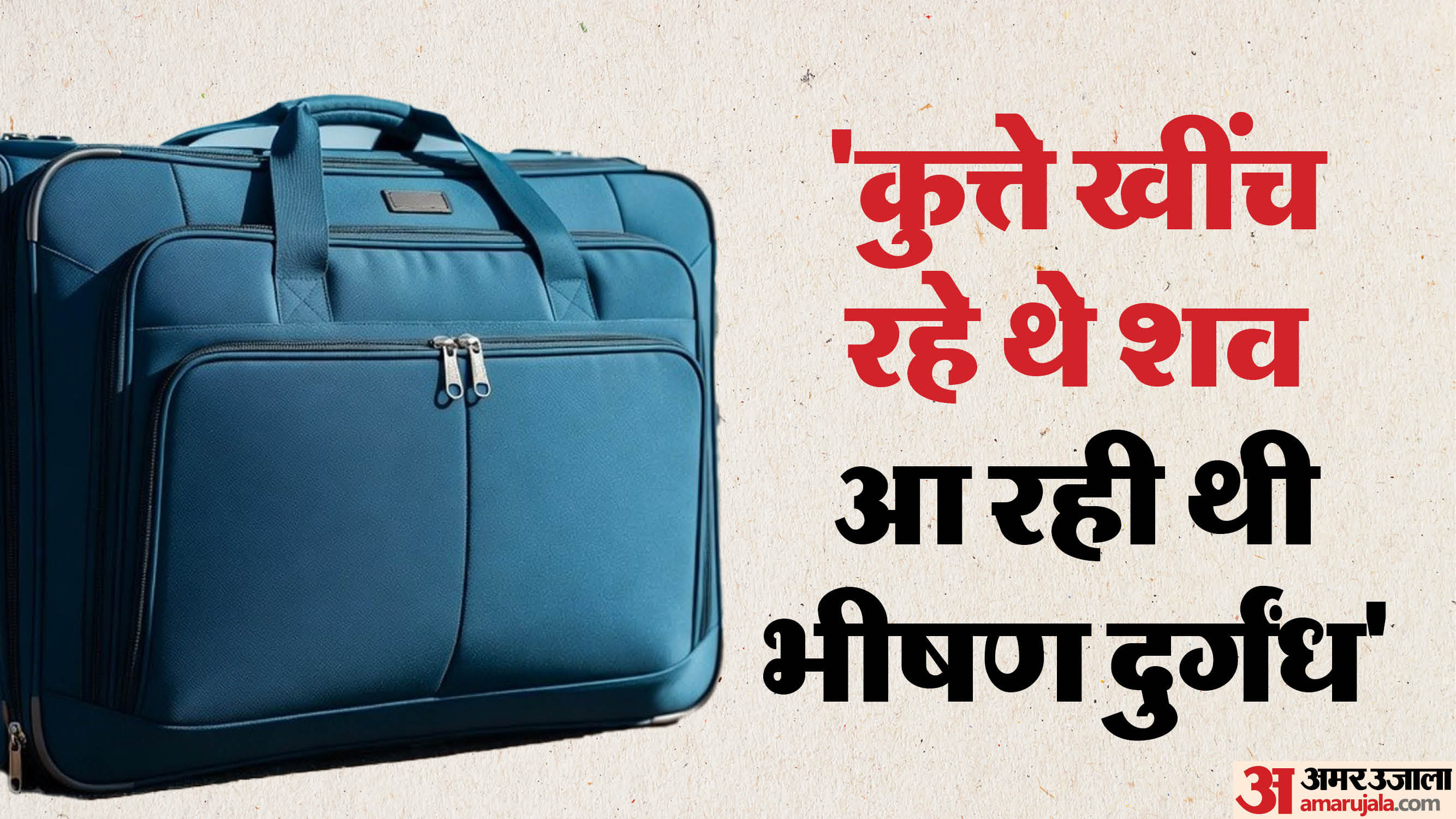 ड्रम के बाद नीले सूटकेस में मिली लाश:72 घंटे से रखा महिला का शव...हाथ ...