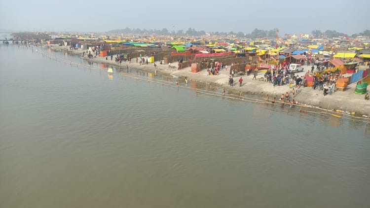 मिनी कुंभ:फर्रुखाबाद में बसा मेला रामनगरिया; कल्पवासियों ने त्यागीं सुख ...