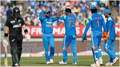Ind Vs Nz Live Score:198 पर न्यूजीलैंड को पांचवां झटका, प्रसिद्ध ने हे ...