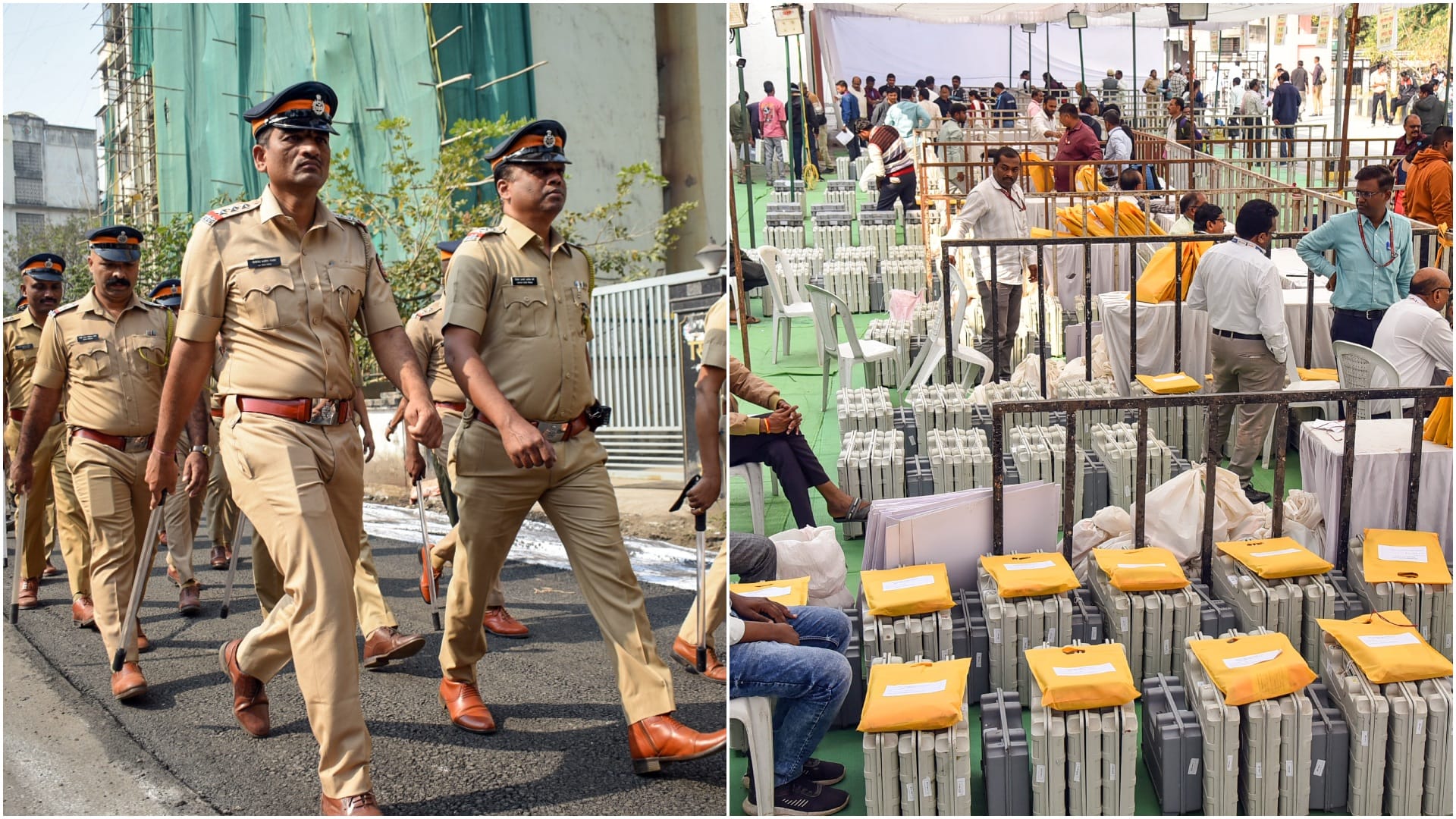 Bmc Polls 2026:मुंबई में नगर निगम चुनाव के लिए सुरक्षा बंदोबस्त चाक ...