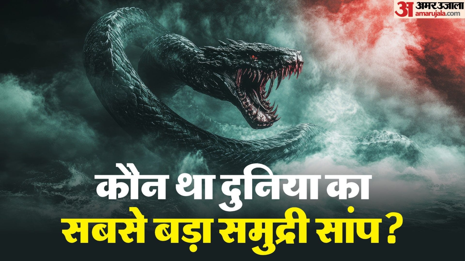 Sea Snake:: दुनिया का सबसे बड़ा समुद्री सांप, लंबाई जानकर उड़ जाएंगे ...