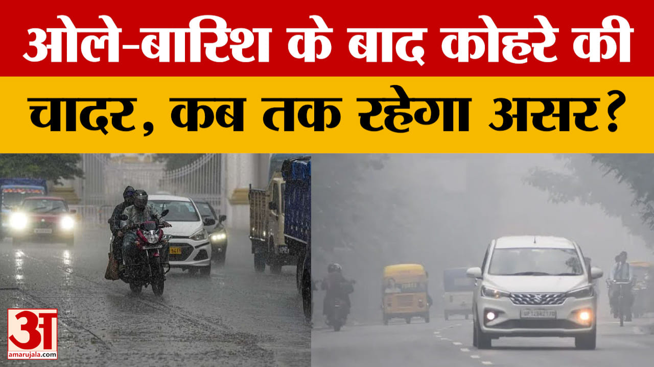 Mp Weather Report :ओले-बारिश के बाद एमपी ने ओढ़ी कोहरे की चादर, इस दिन ...
