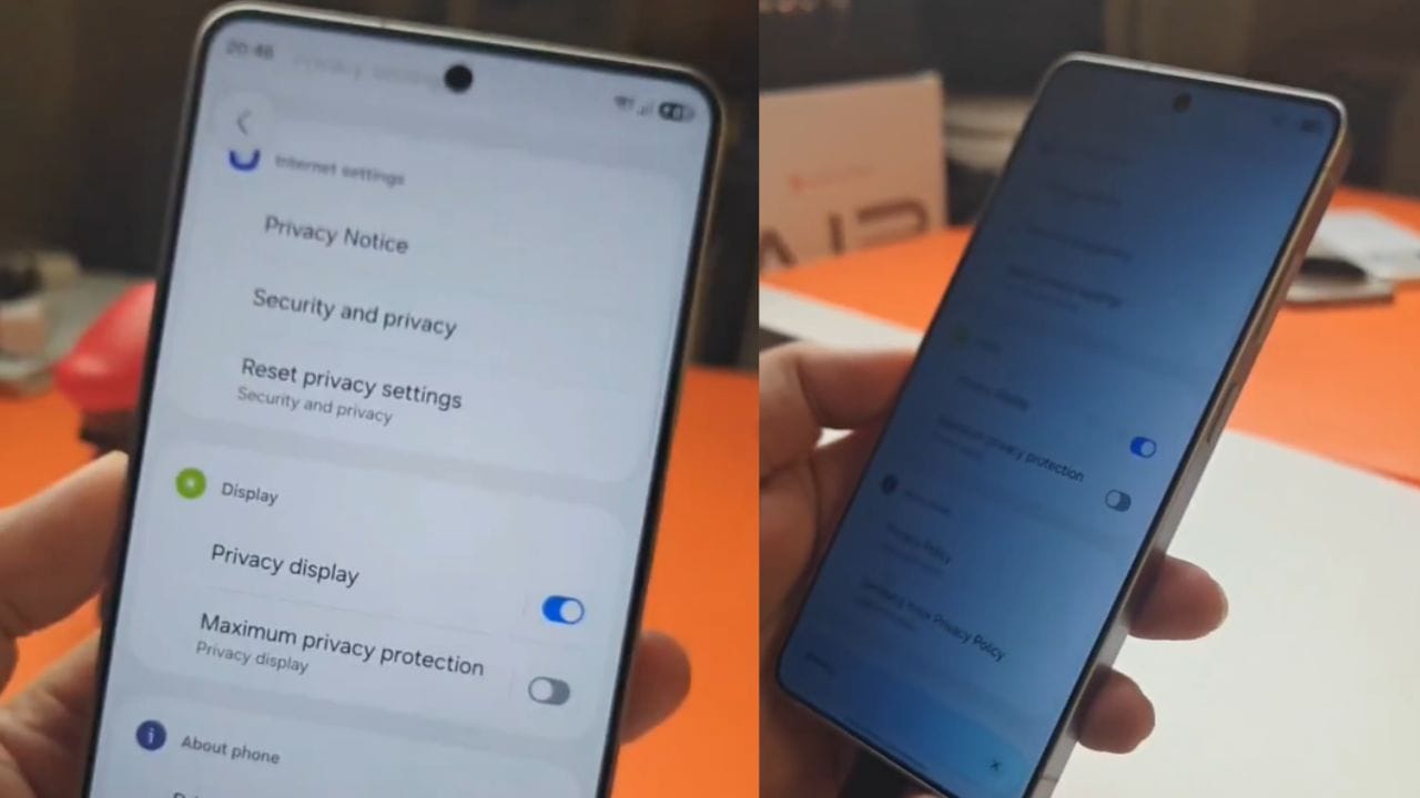 Privacy Display:galaxy S26 Ultra के 'प्राइवेसी डिस्प्ले' पर सवाल ...