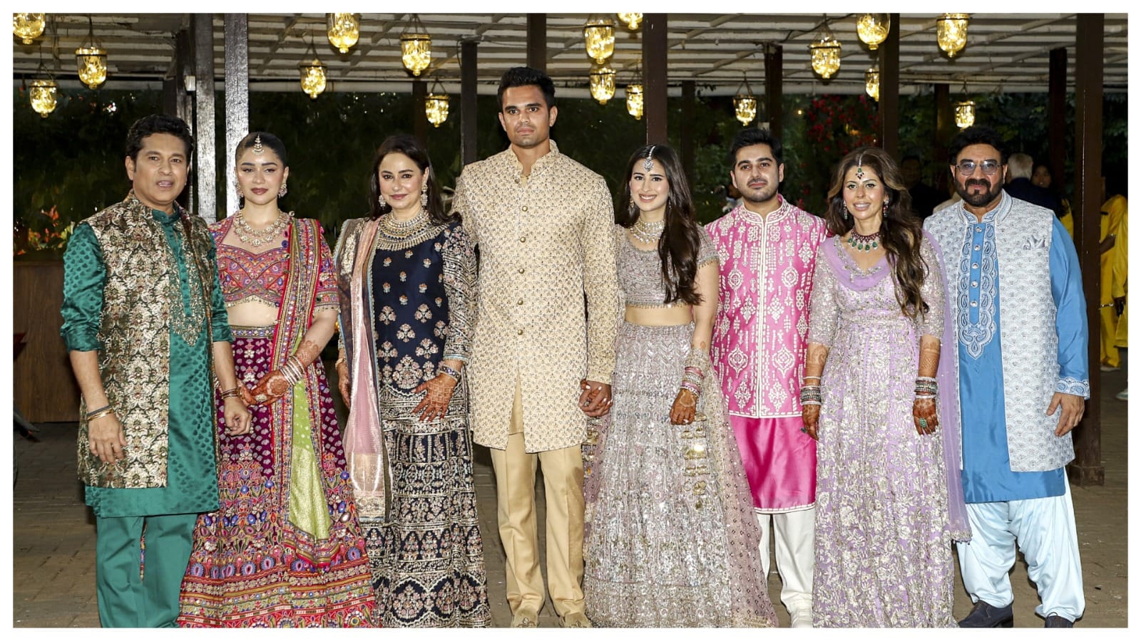 Arjun-saaniya Wedding:अर्जुन-सानिया के प्री वेडिंग कार्यक्रम शुरू ...