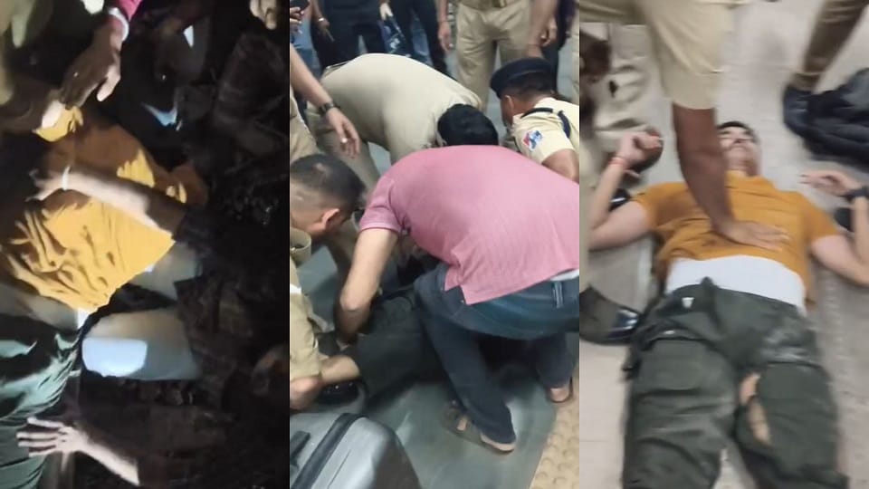 रोंगटे खड़े कर देने वाला हादसा:ट्रेन और प्लेटफाॅर्म के बीच में फंसा ...