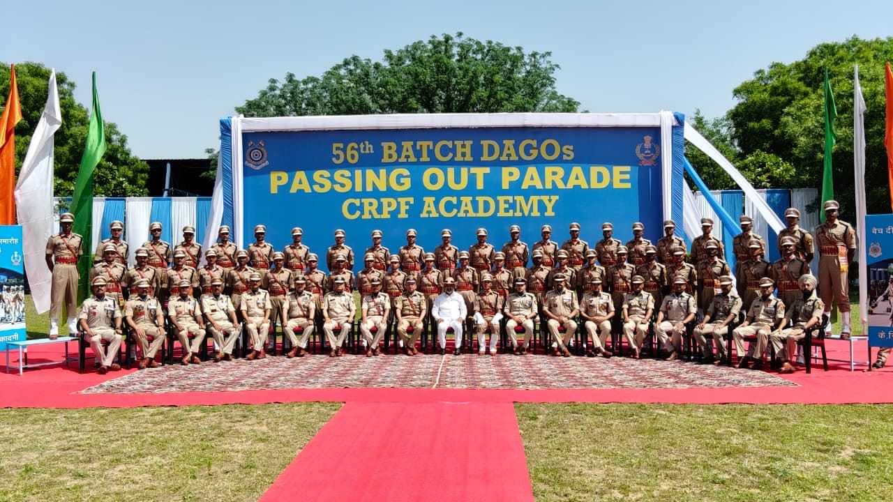 Crpf Passing Out Parade:सीआरपीएफ में 46 नए सहायक कमांडेंट नियुक्त, दो ...