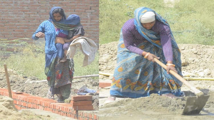 हाय गर्मी:पेट की आग के आगे फीकी पड़ रही धूप, रोजी-रोटी के लिए 44 डिग्री ...