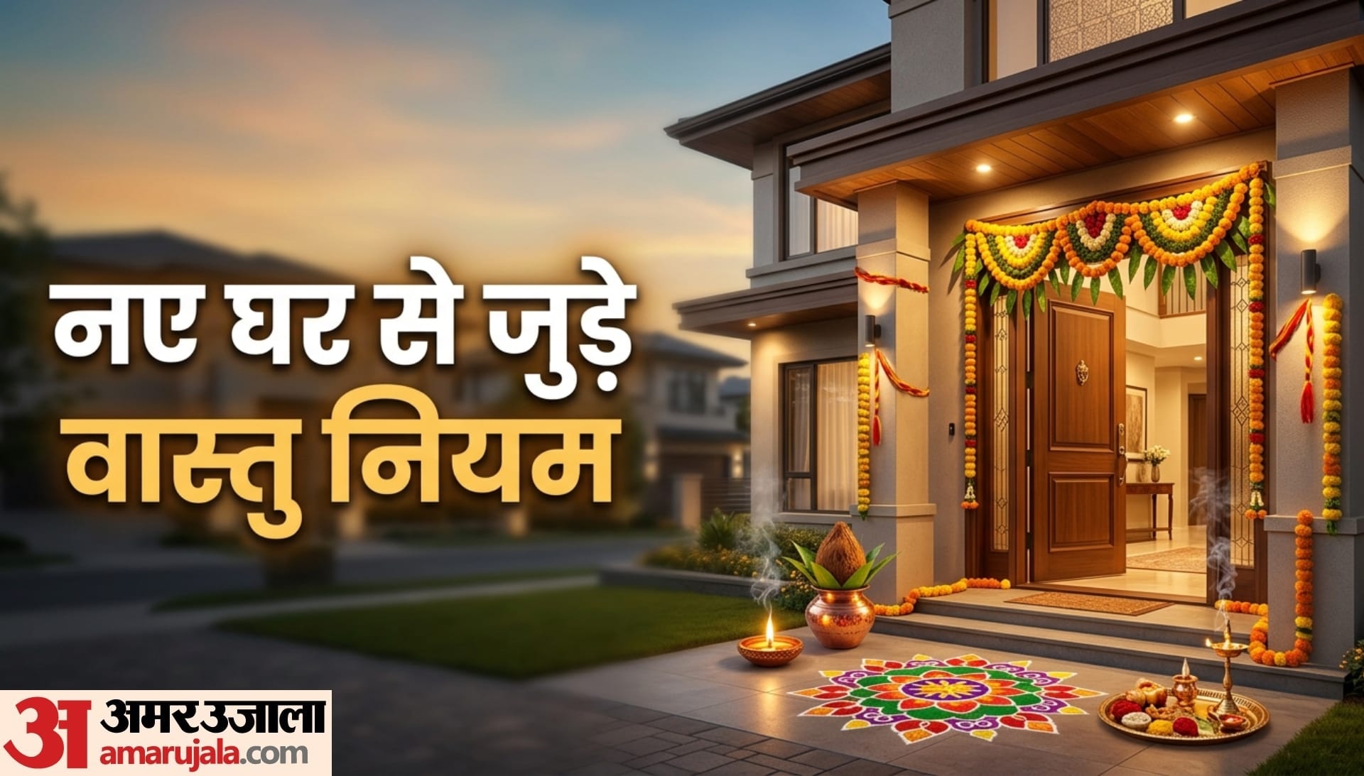 Vastu Tips:नए घर में प्रवेश करने से पहले अवश्य ध्यान रखें वास्तु से ...