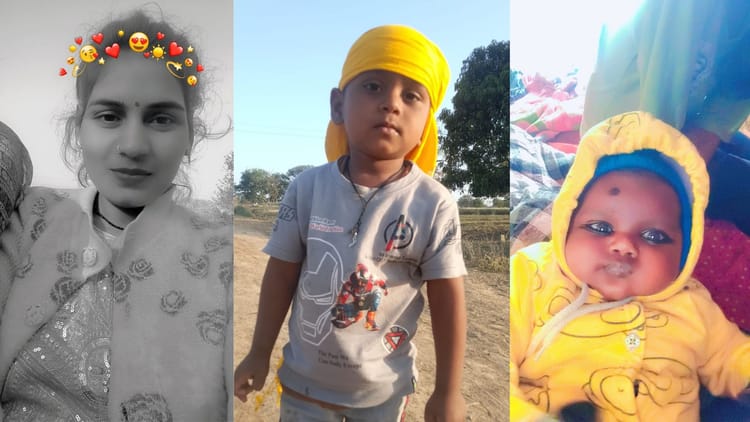 दिल दहलाने वाली घटना:दो बच्चों को एक कमरे में फंदे से लटकाया, दूसरे में ...