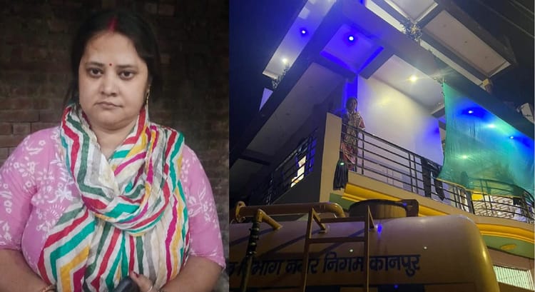 Kanpur:एक साल से चोक थी सीवर लाइन, परेशान महिला जान देने तीसरी मंजिल पर ...