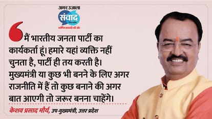 Up Samwad 2026:'मैं कार्यकर्ता हूं, पार्टी तय करती है सब', डिप्टी सीएम ...
