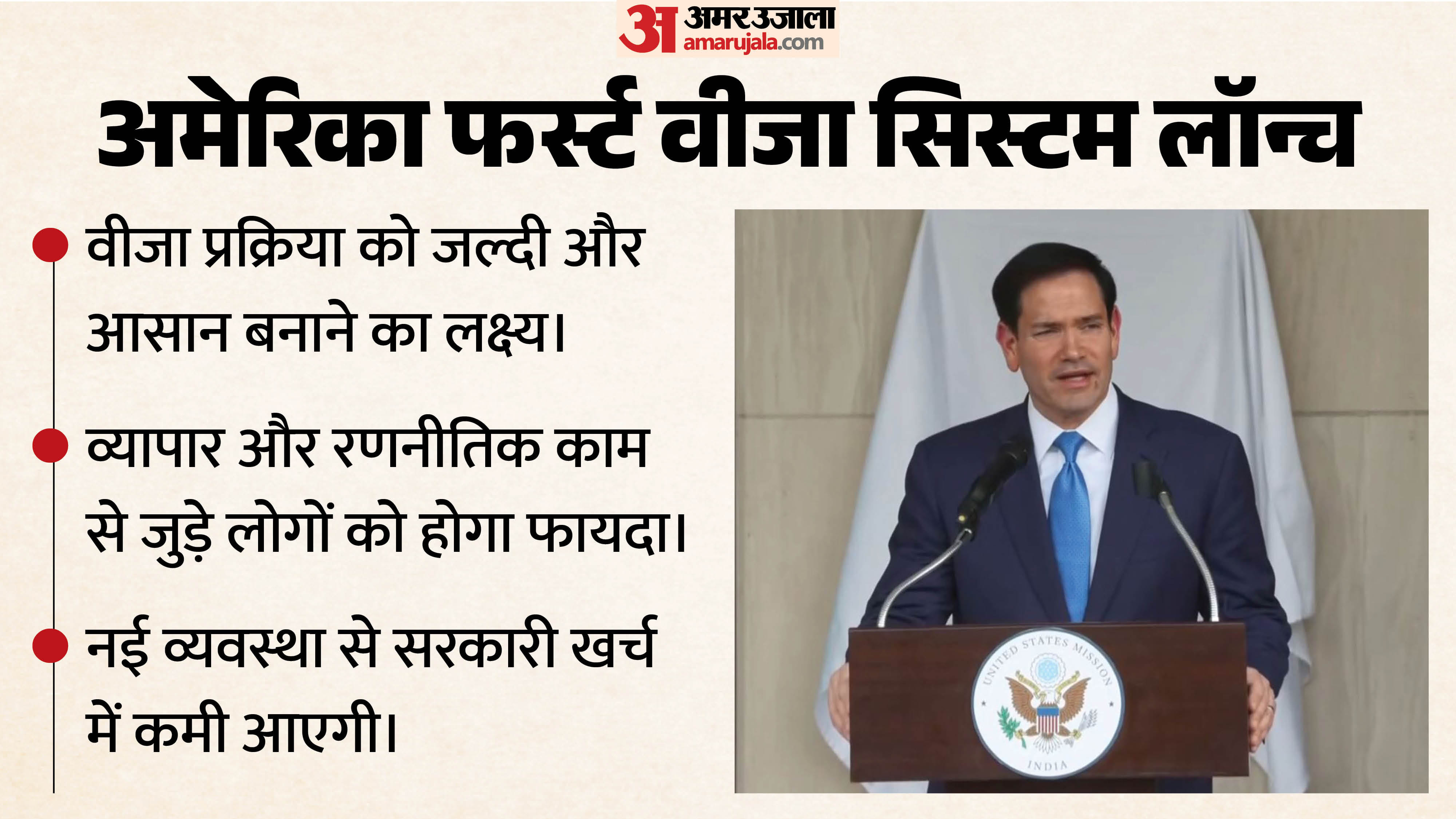 Visa नीति पर Us का बड़ा फैसला:रूबियो ने फर्स्ट वीजा फ्रेमवर्क का किया ...